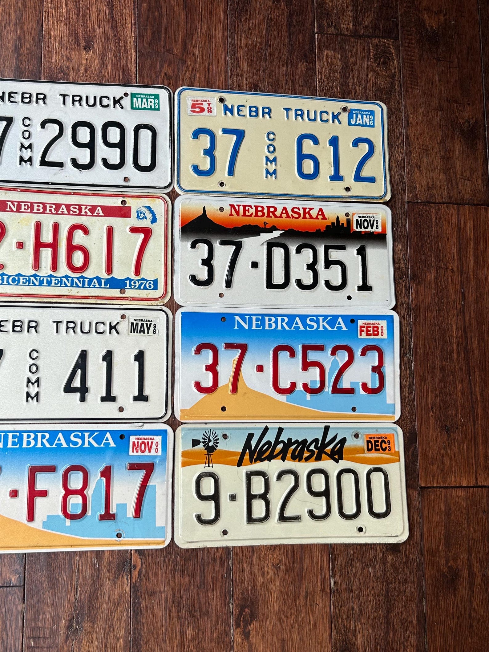 Nebraska License Plates Your Choice, Vintage Nebraska License Plates ...