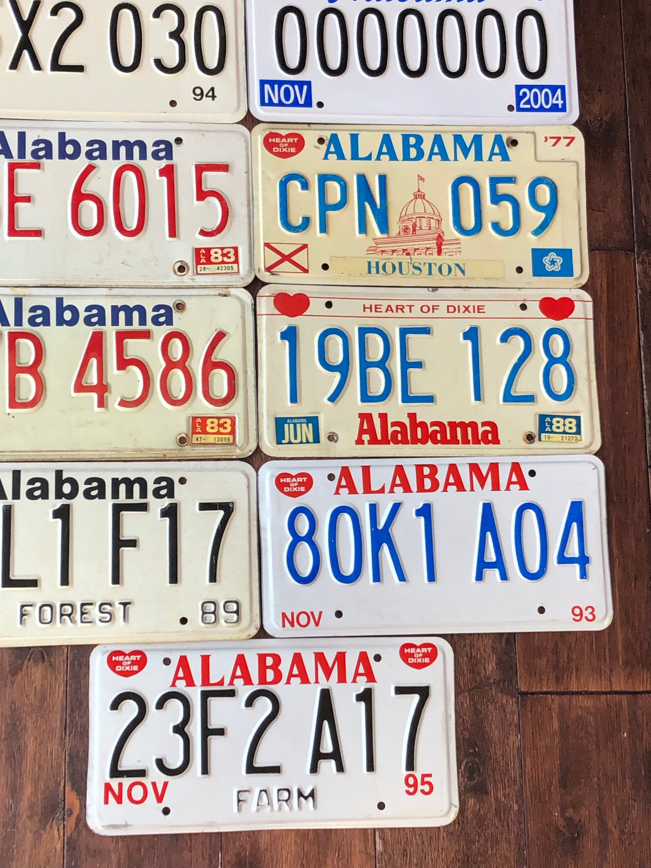 Alabama License Plates Your Choice, Vintage Alabama License Plates 1977 ...