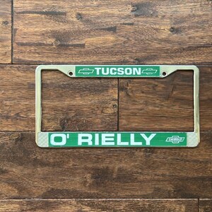License Plate Arizona Vintage Frame, Old Car Dealership Frame, Vintage ...