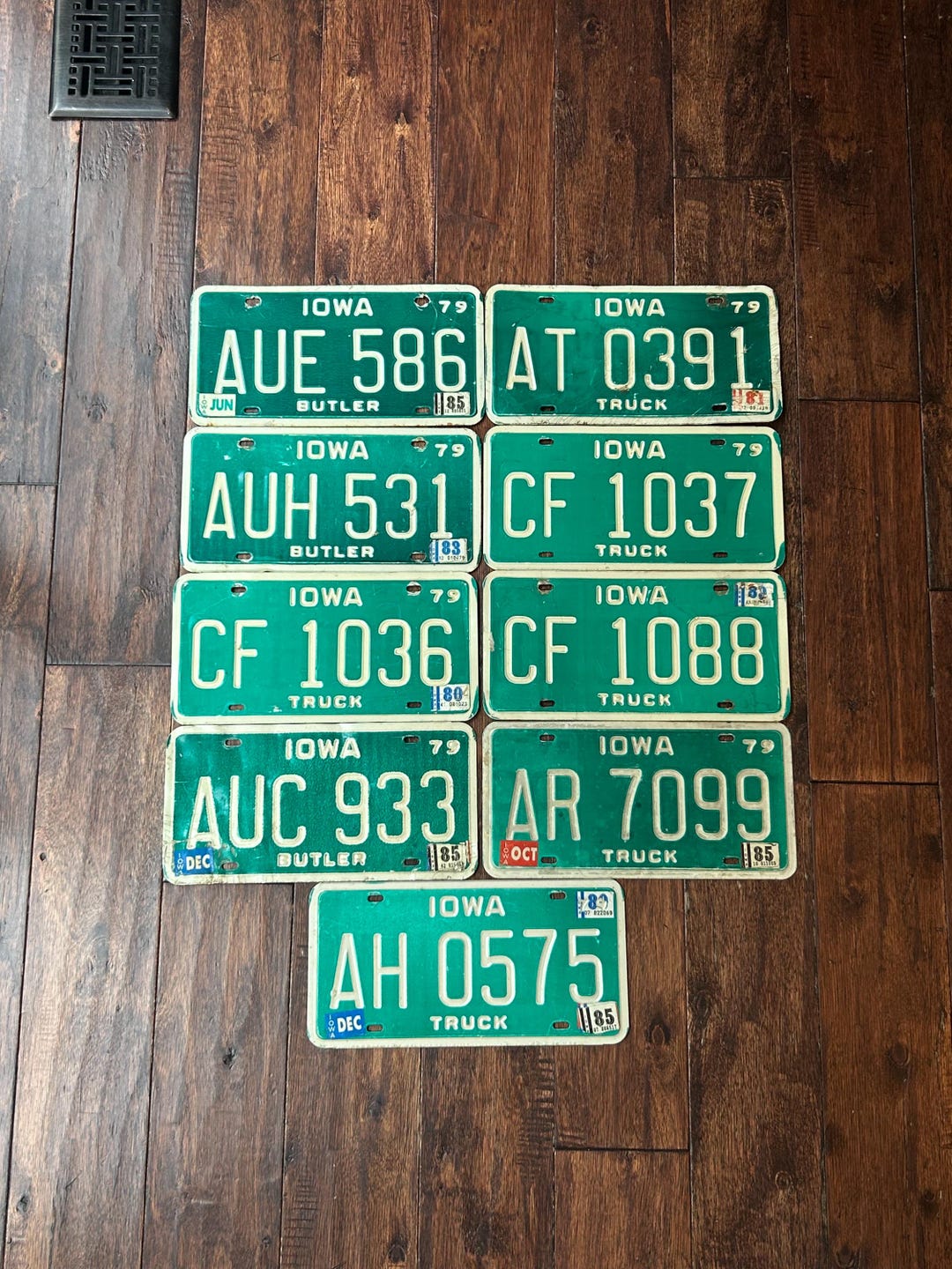 Vintage License Plates Iowa, Iowa Pick Your Plate, Vintage License ...