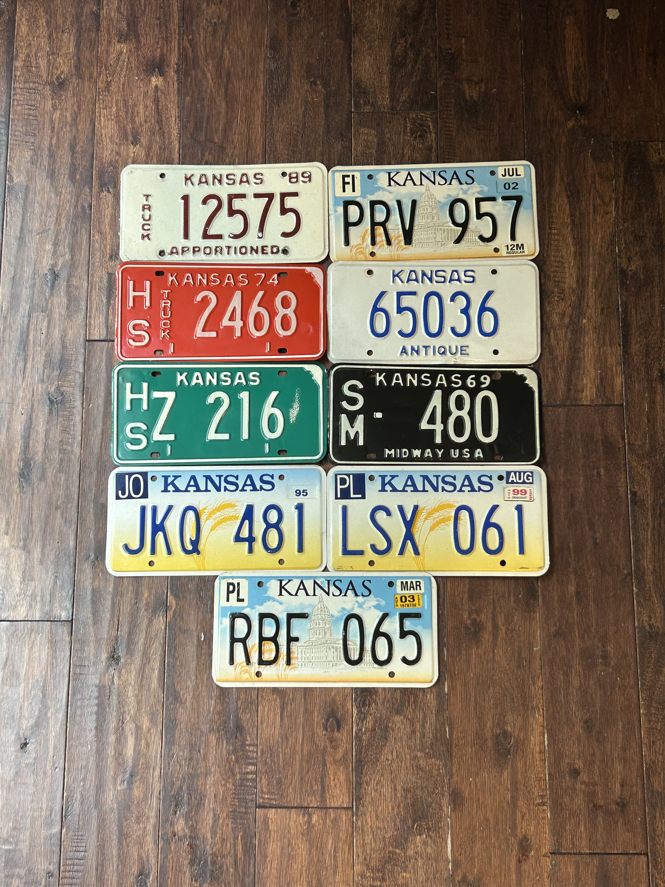Kansas Choice of License Plate, Pick Your Plate, License Plates Kansas ...