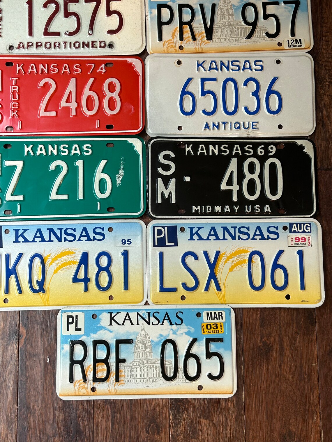 Kansas Choice of License Plate, Pick Your Plate, License Plates Kansas ...