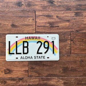 License Plate Hawaii license Plate Hawaii-license Plates rainbow Hawaii ...