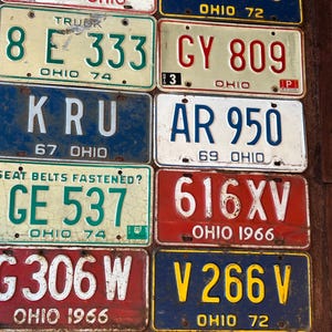 License Plate Ohio, Pick Your Plate Ohio, License Plates Ohio, 1965 ...