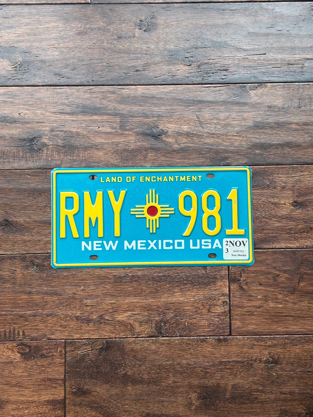 License Plate New Mexico Turquoise, New Mexico License Plate Turquoise ...
