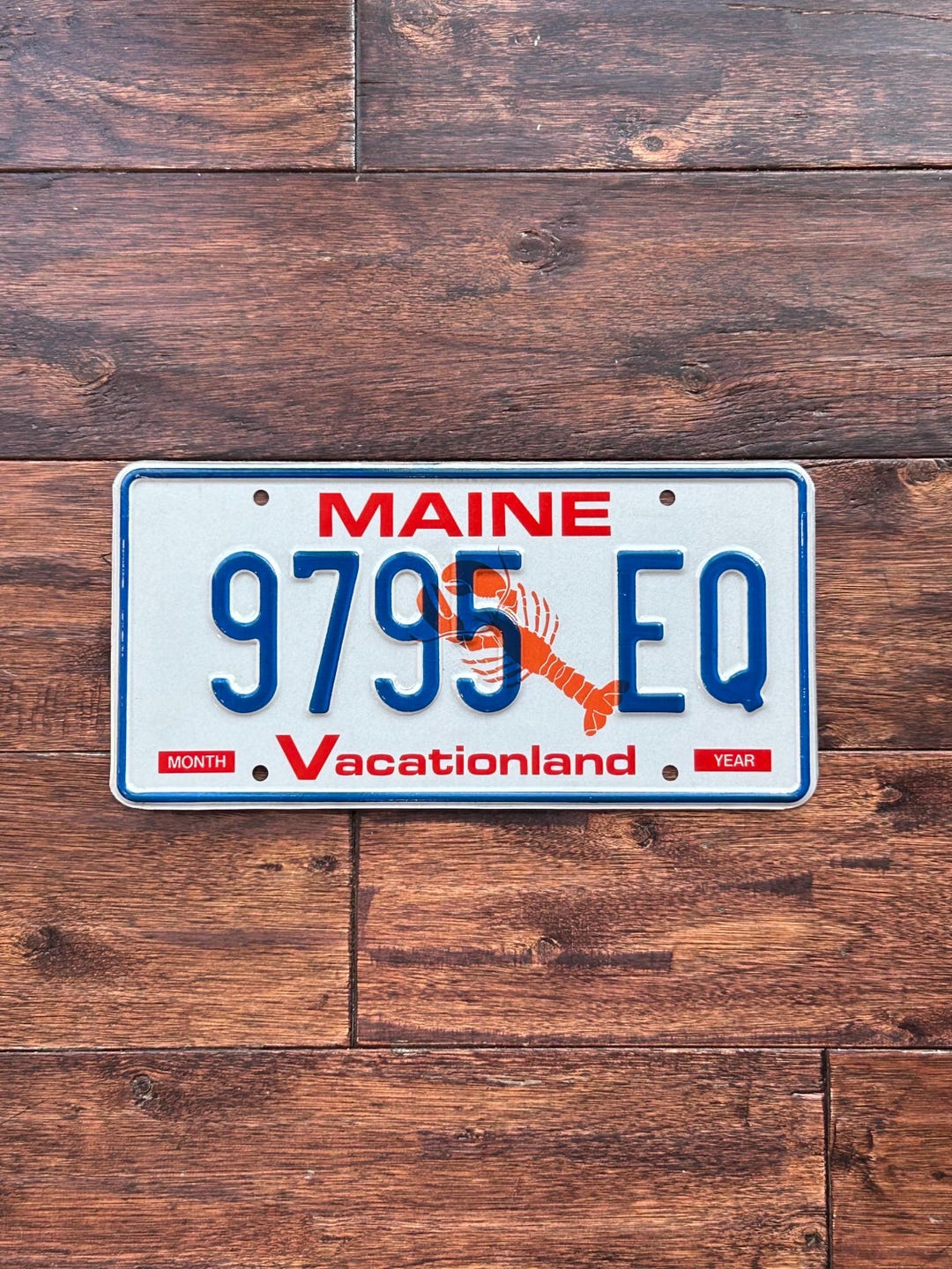 License Plate Maine, Lobster License Plate Maine, Old Maine License ...