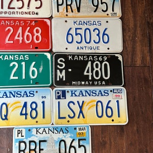 Kansas Choice of License Plate, Pick Your Plate, License Plates Kansas ...