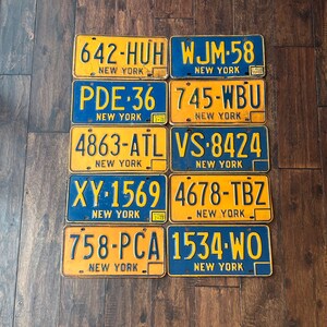 New York Choice of License Plate, Pick Your Plate, License Plates New ...
