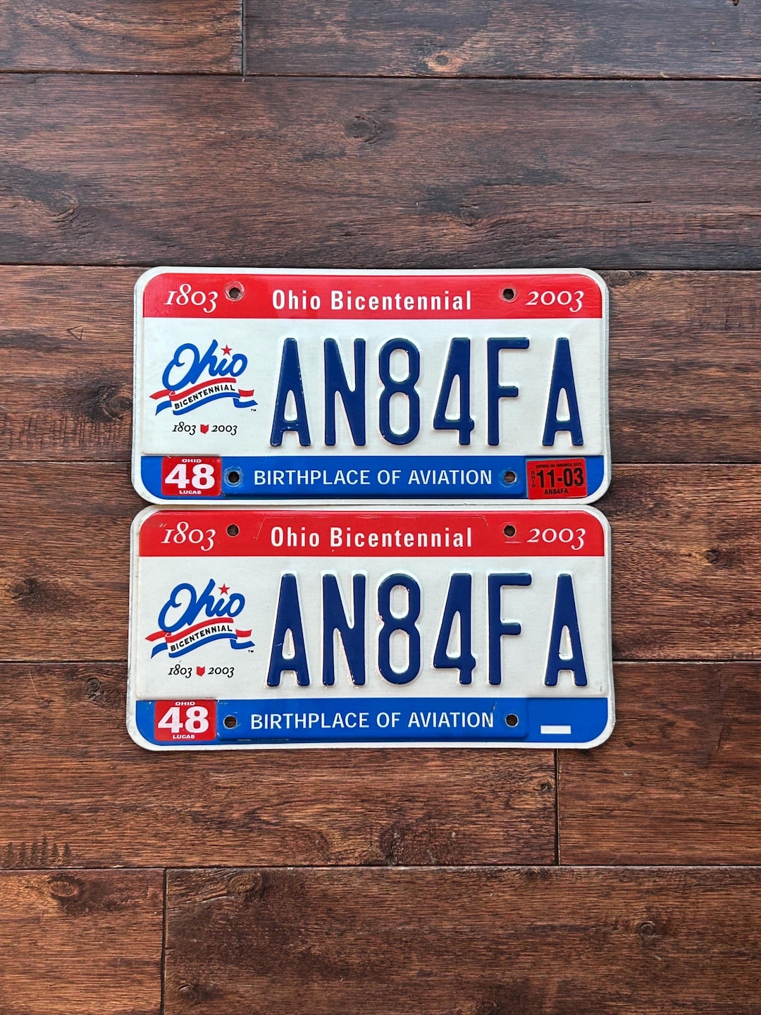 Ohio License Plates, Birthplace of Aviation License Plates, License ...