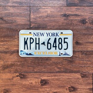 License Plate New York Excelsior, New York Excelsior License Plate ...