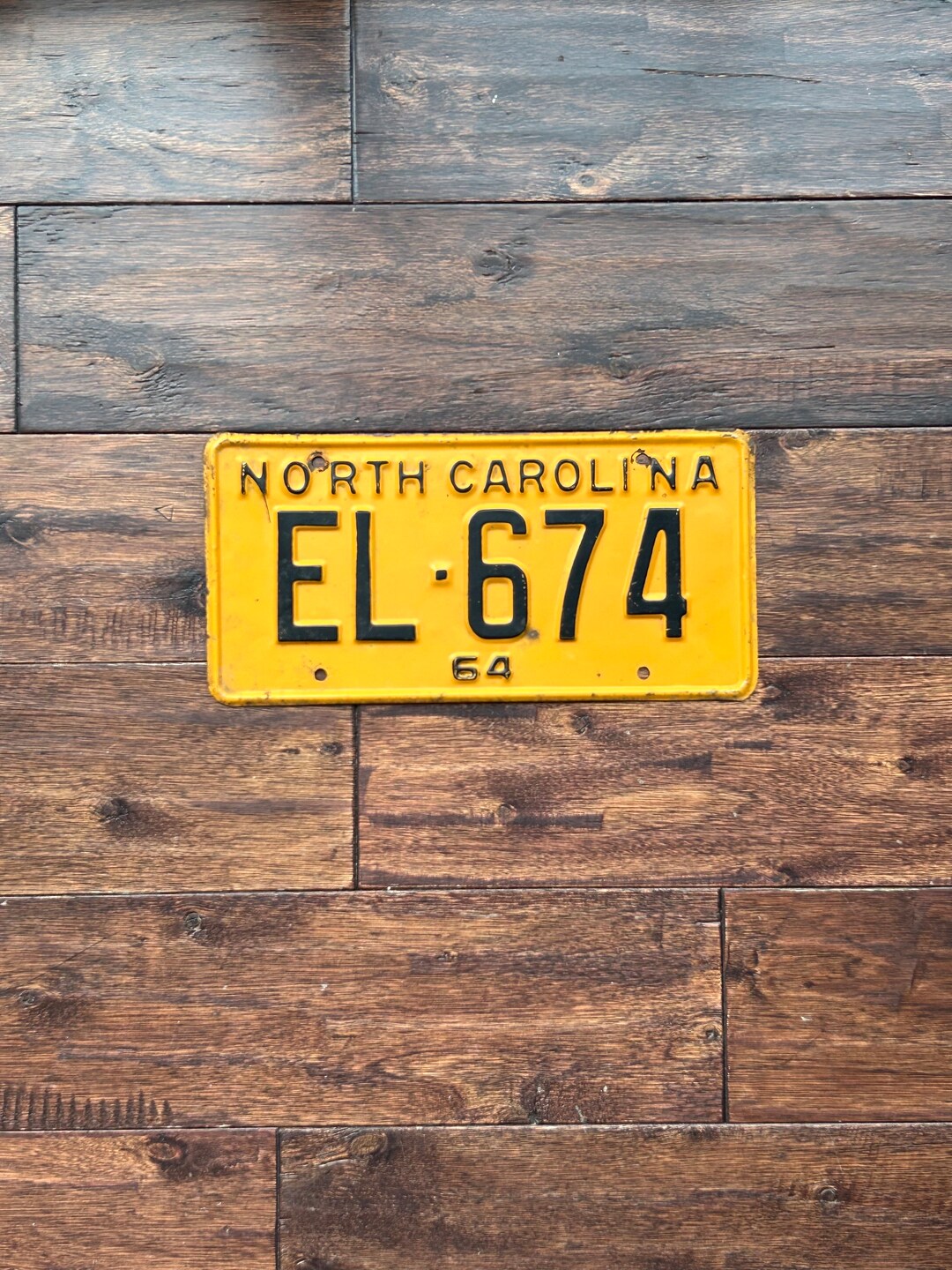 License Plate North Carolina 1964, North Carolina Vintage 1964 License ...
