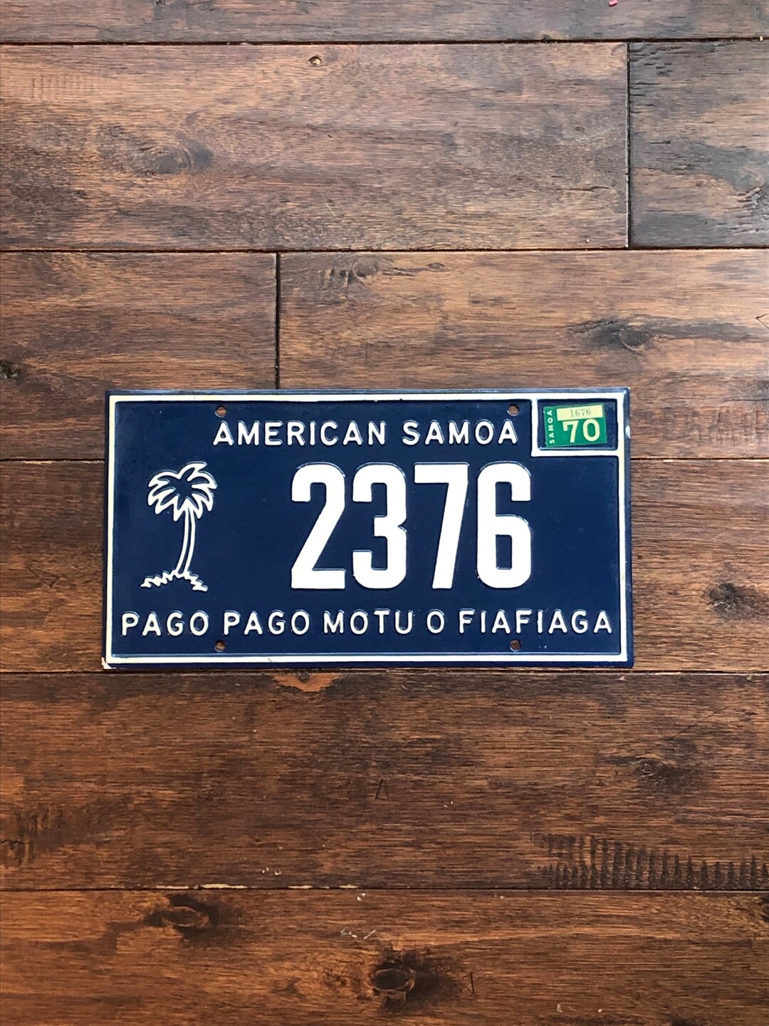 American Samoa License Plate 1970, License Plate American Samoa ...