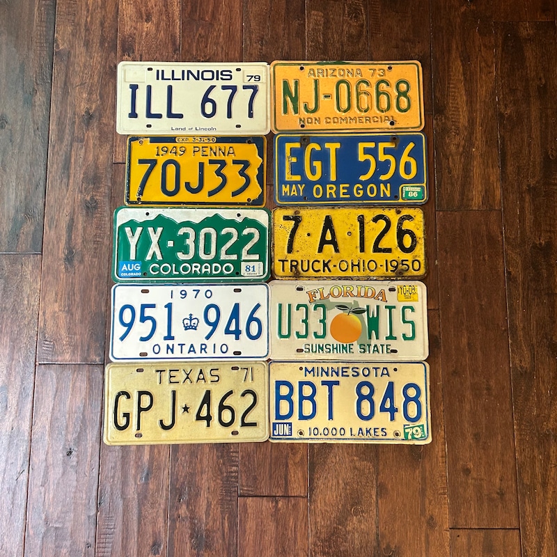 Florida License Plate Art - Etsy