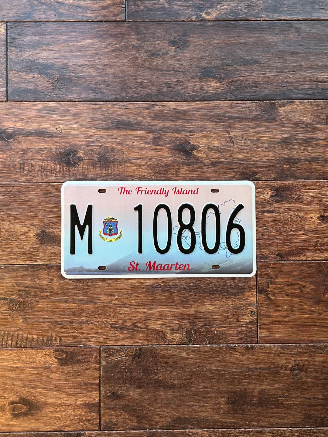 St Maarten License Plate, License Plate St Maarten, Tropical License ...