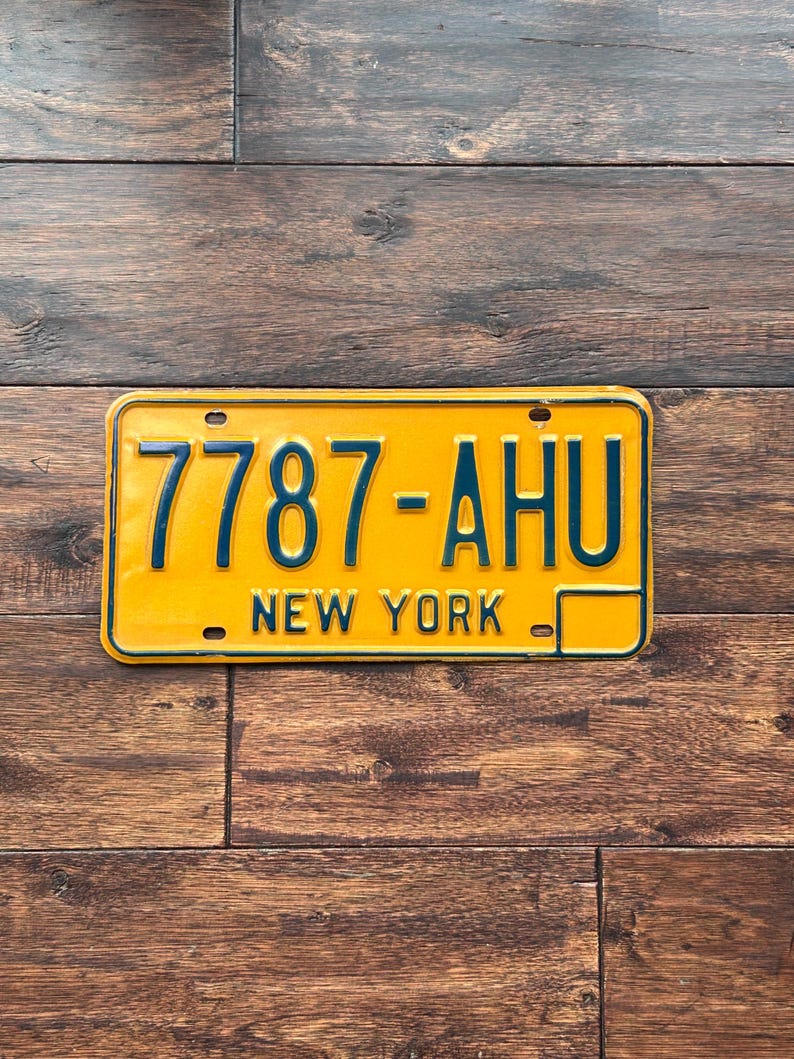License Plate New York, License Plate New York, Statue of Liberty ...