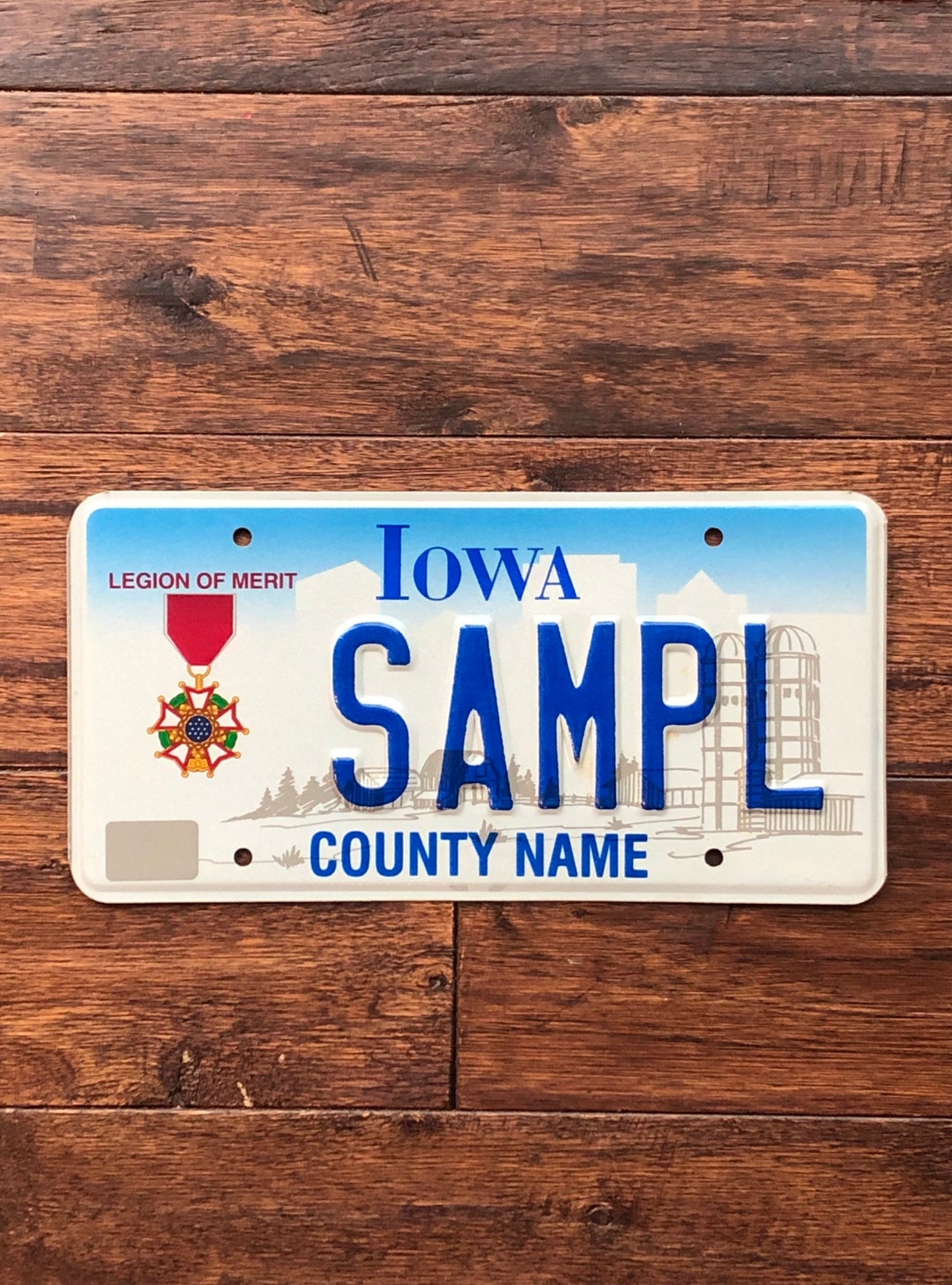 License Plate Iowa Sample Legion of Merit, Iowa Sample License Plate ...