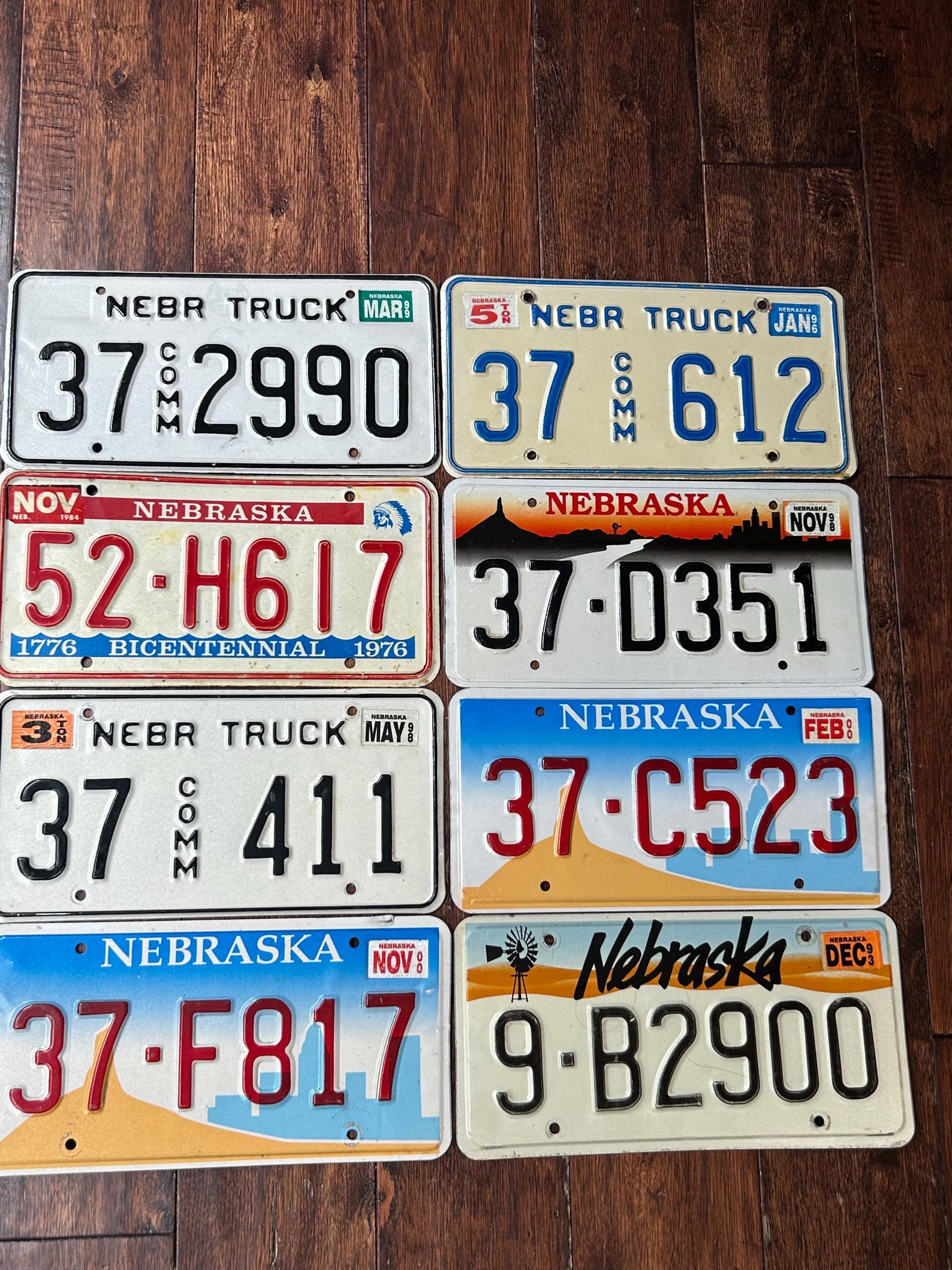 Nebraska License Plates Your Choice, Vintage Nebraska License Plates ...