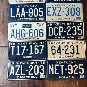 Kentucky Choice of License Plate, Pick Your Plate, License Plates ...