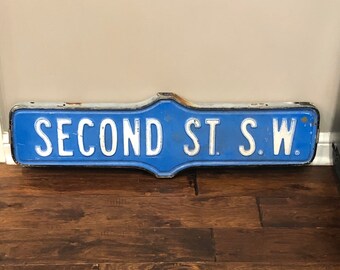 Vintage Letter Sign - Etsy