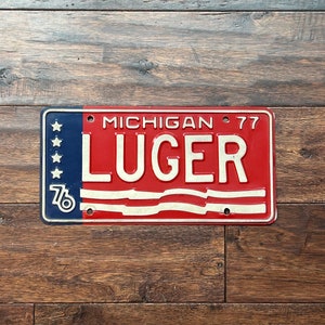 License Plate Michigan Vanity, Vintage Michigan License Plate Vanity ...
