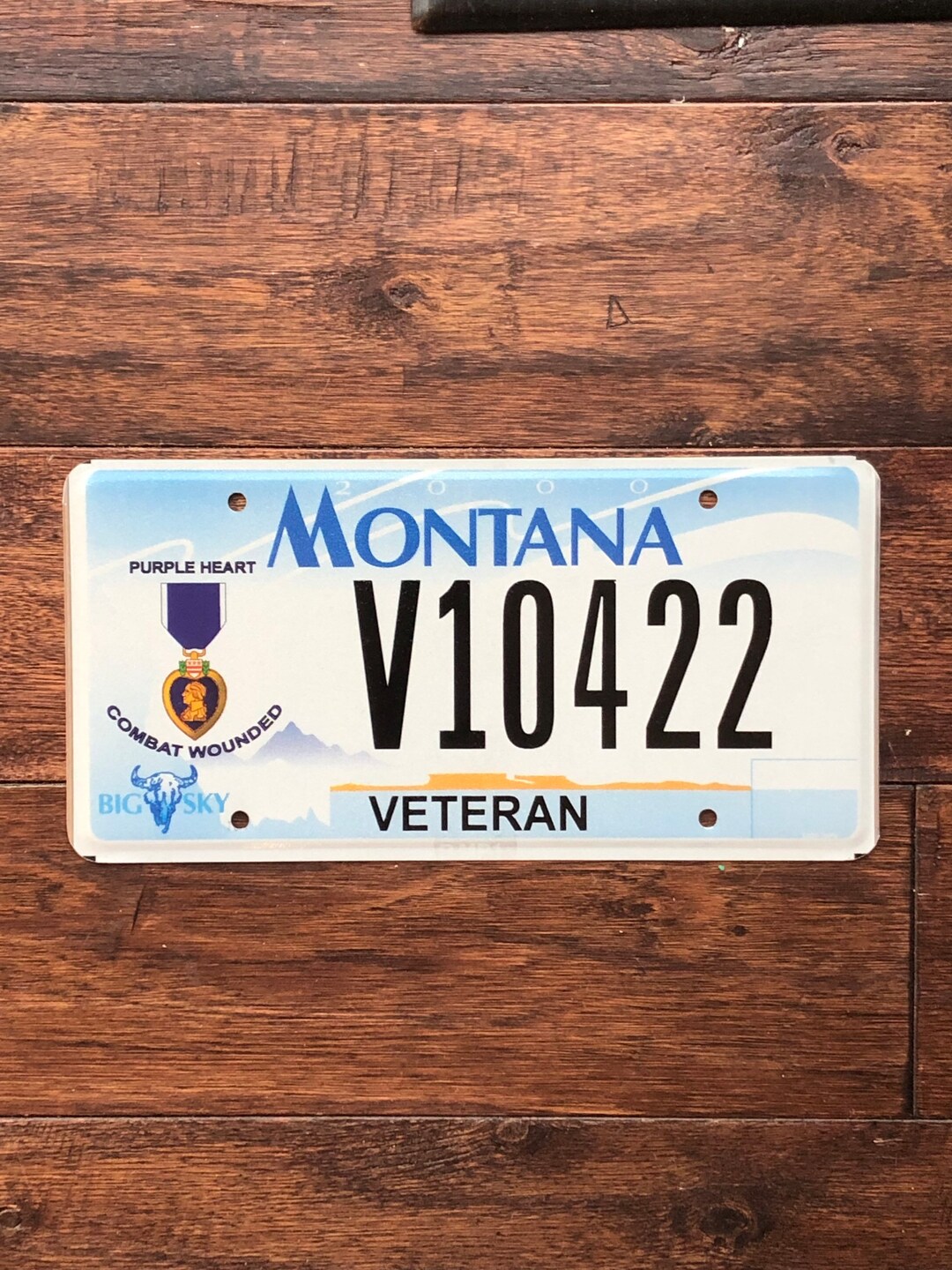 License Plate Montana Purple Heart License Plate, License Plate Montana ...