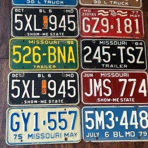 Missouri Choice of License Plate, Pick Your Plate, License Plates ...