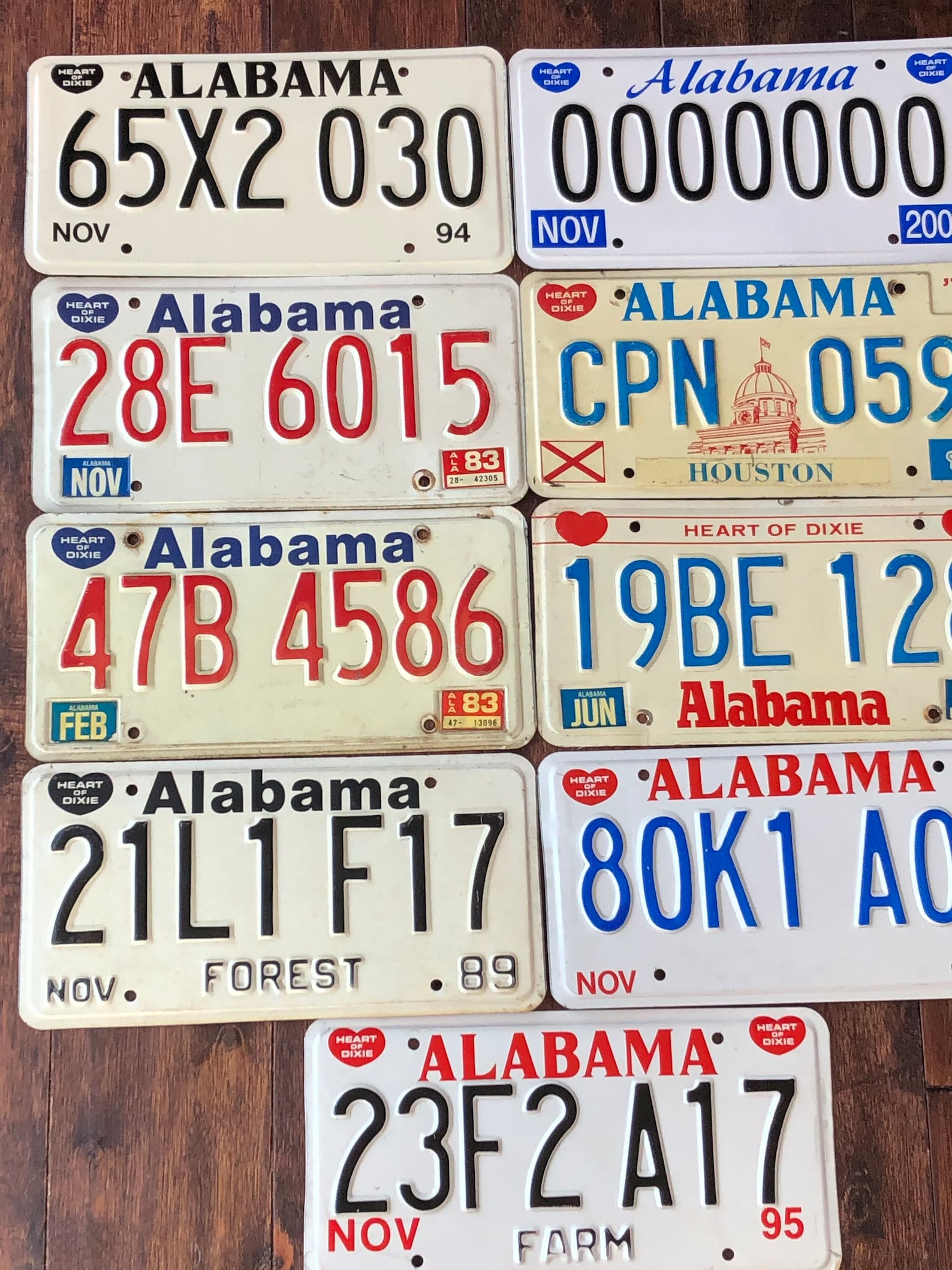 Alabama License Plates Your Choice, Vintage Alabama License Plates 1977 ...