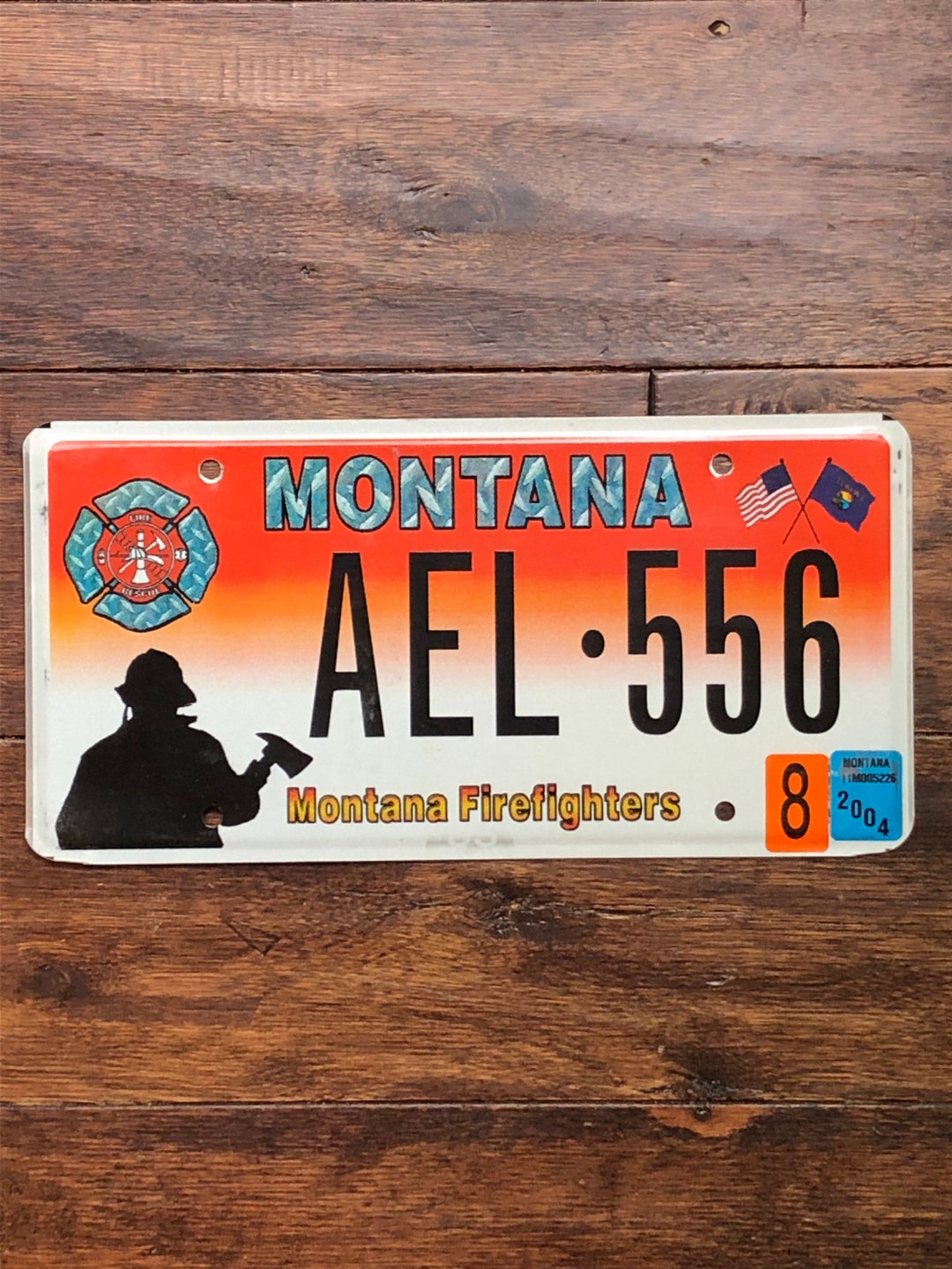 License Plate Montana Firefighter, Firefighter License Plate Montana ...