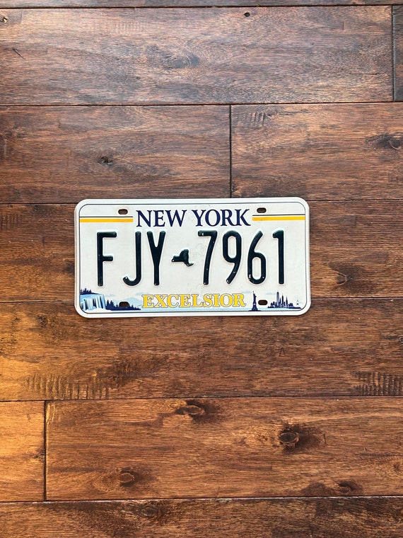License Plate New York Excelsior New York Excelsior License Plate Excelsior New York License Plate New York License Plate Excelsior. Etsy