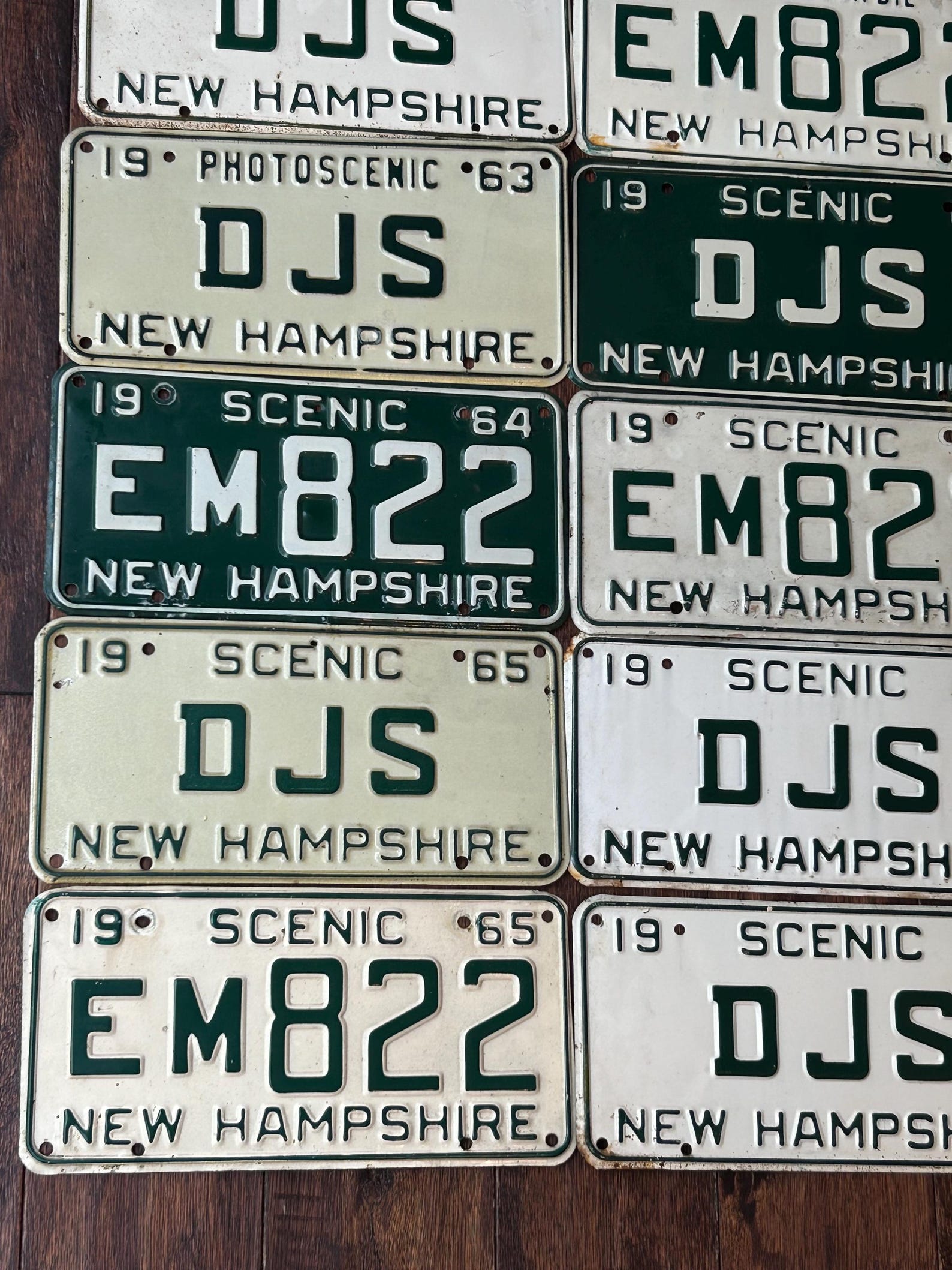 Vintage License Plates New Hampshire, Old License Plates, New Hampshire ...