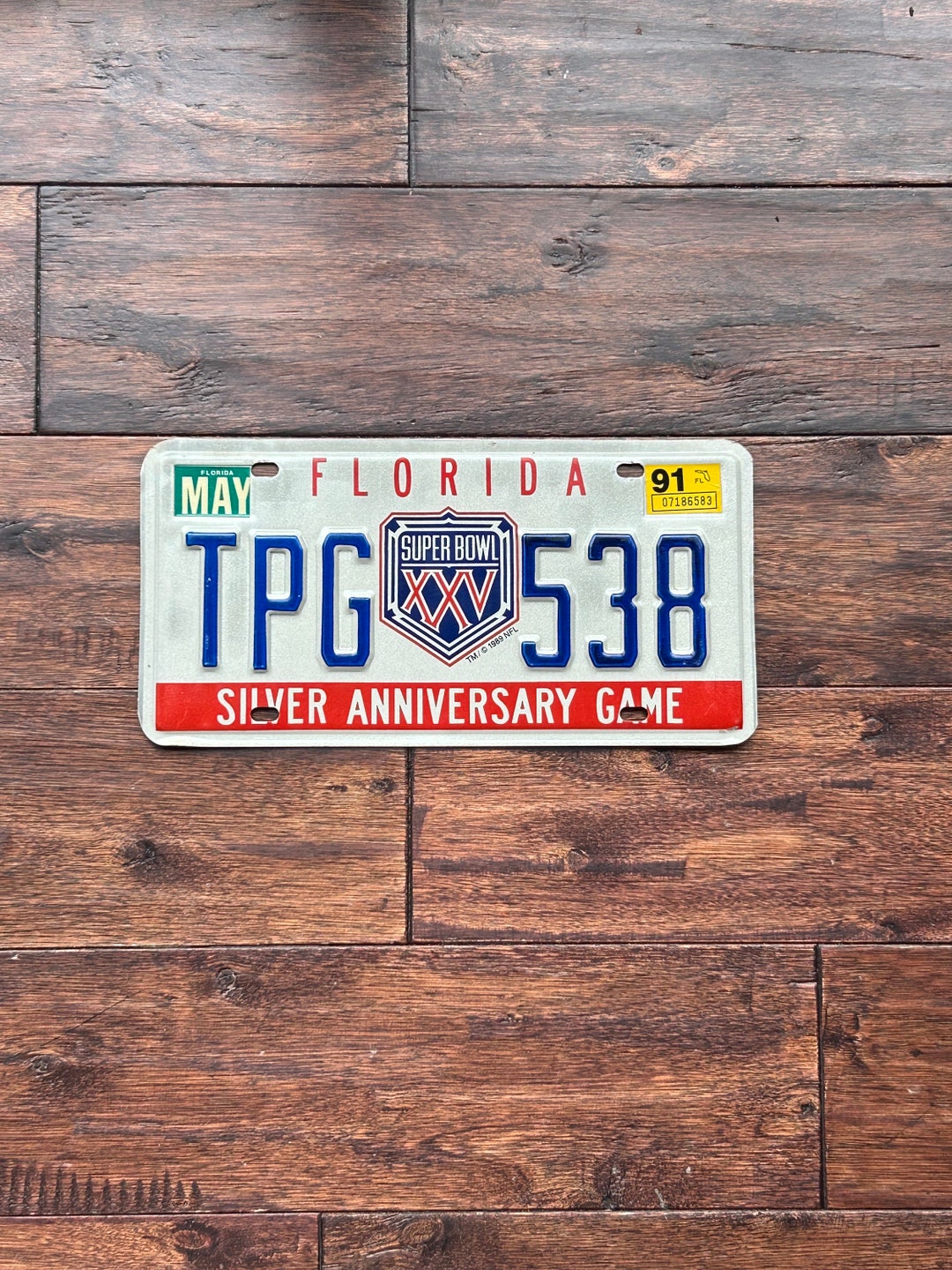 License Plate Florida, Florida License Plate 1991, Vintage Florida ...
