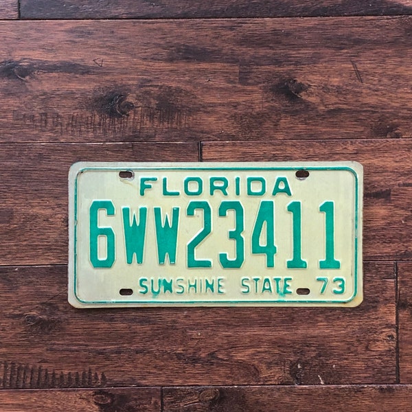 Florida License Plate - Etsy