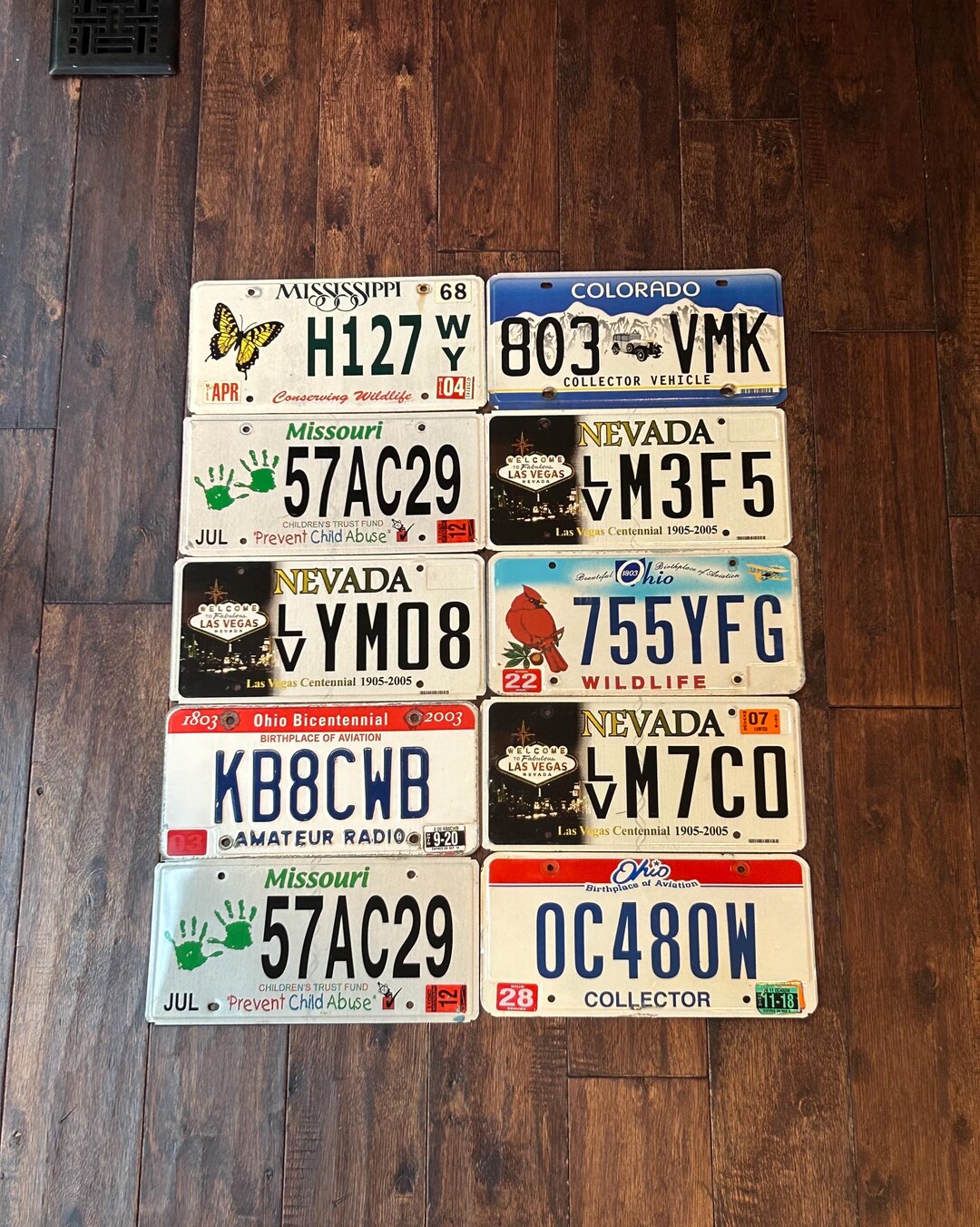 Choice of License Plate Speciality, Plate, License Plates Ohio Colorado ...