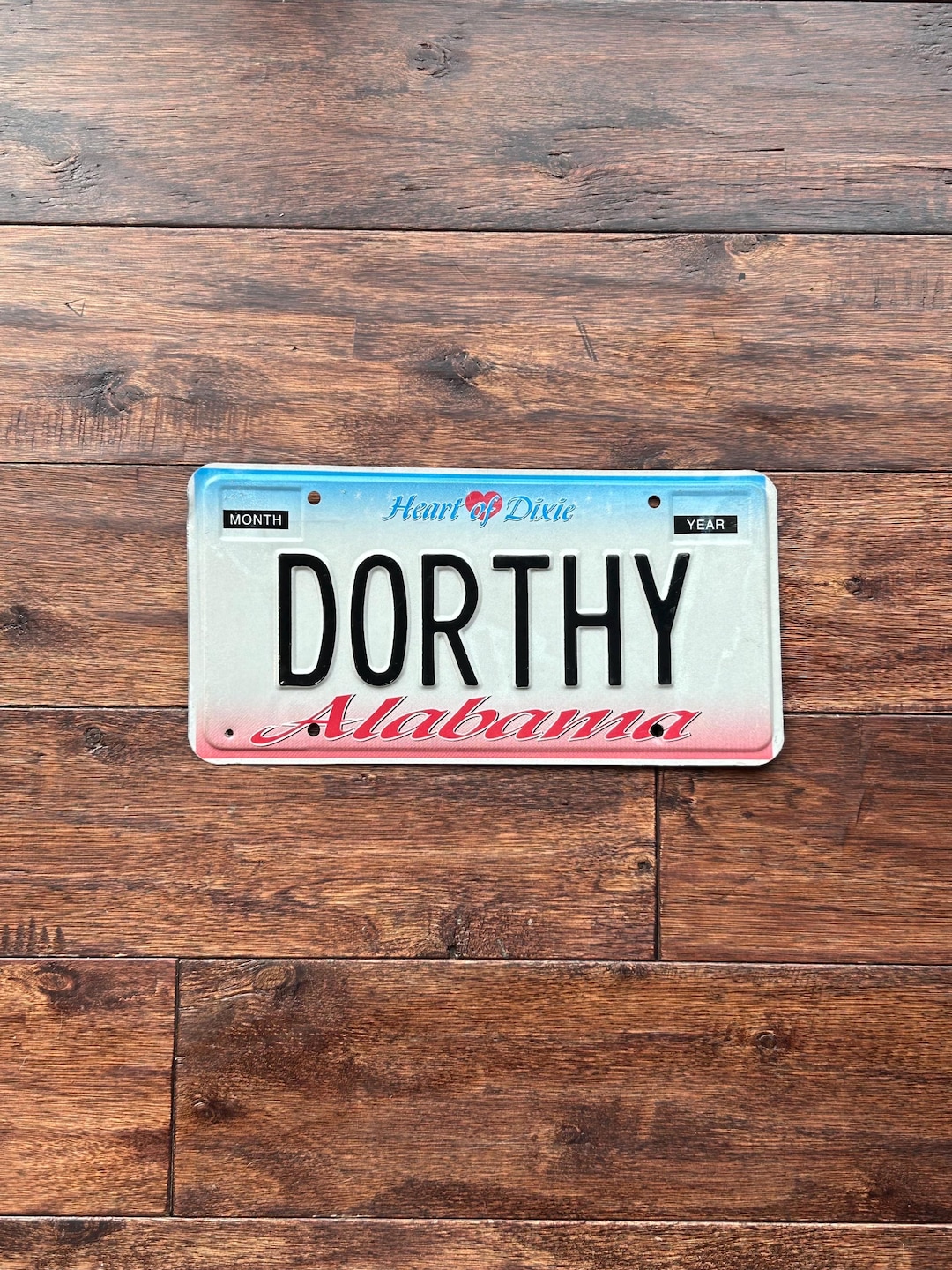 License Plate Alabama Vanity, Vanity License Plate Dorthy, Name License ...