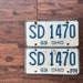 License Plate Pair Ohio 1969, Vintage License Plates, License Plate ...
