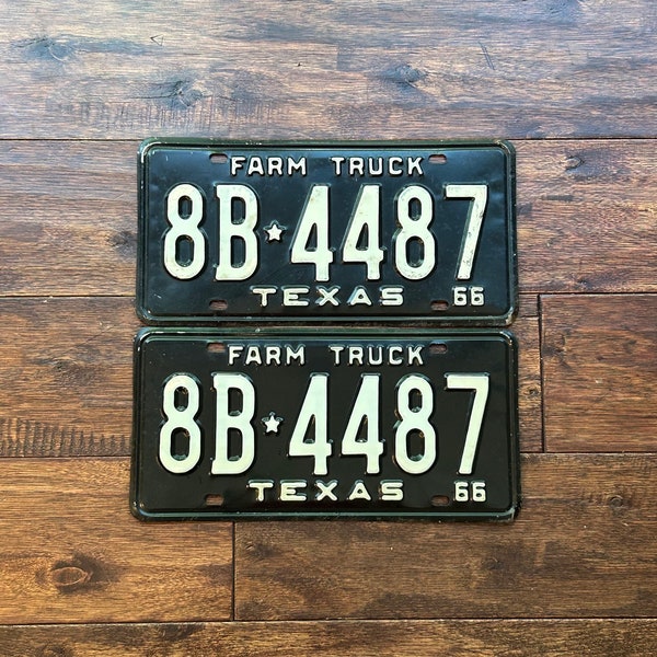 1966 License Plate - Etsy