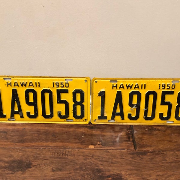 Hawaii License Plate - Etsy