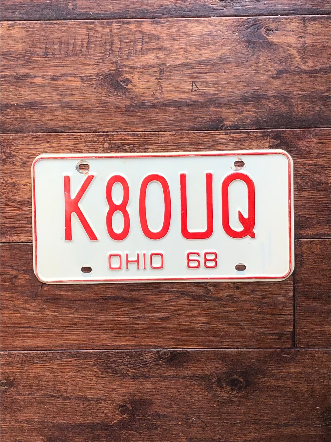 License Plate Ohio 1968 Ham Radio, Ham Radio License Plate Ohio 1968 ...