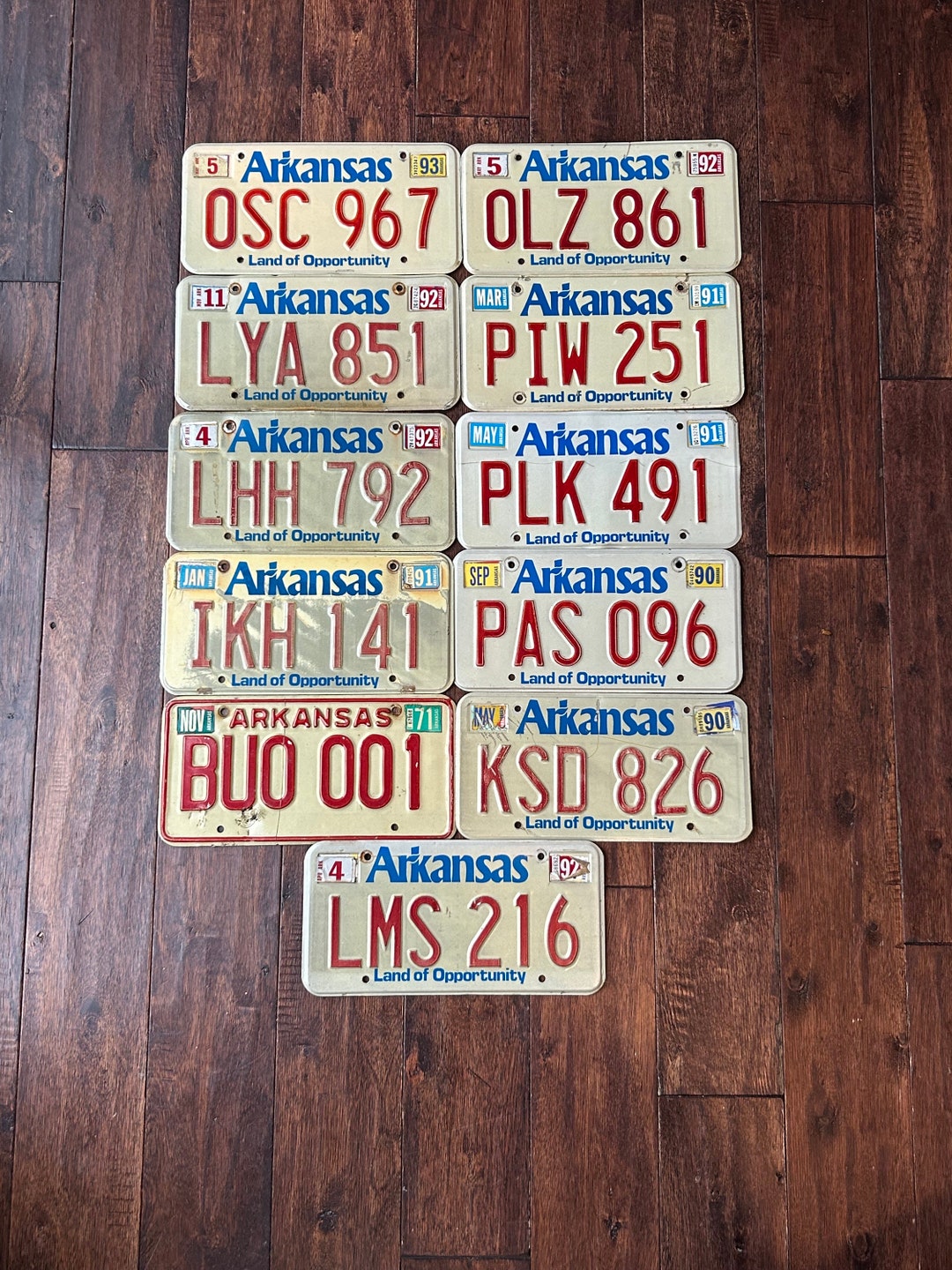 Arkansas Choice of License Plate, Pick Your Plate Arkansas License ...