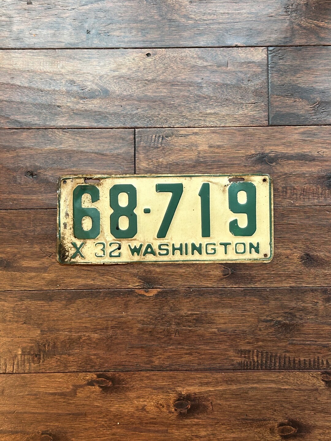 License Plate Washington 1932 Washington License Plate 1932 - Etsy