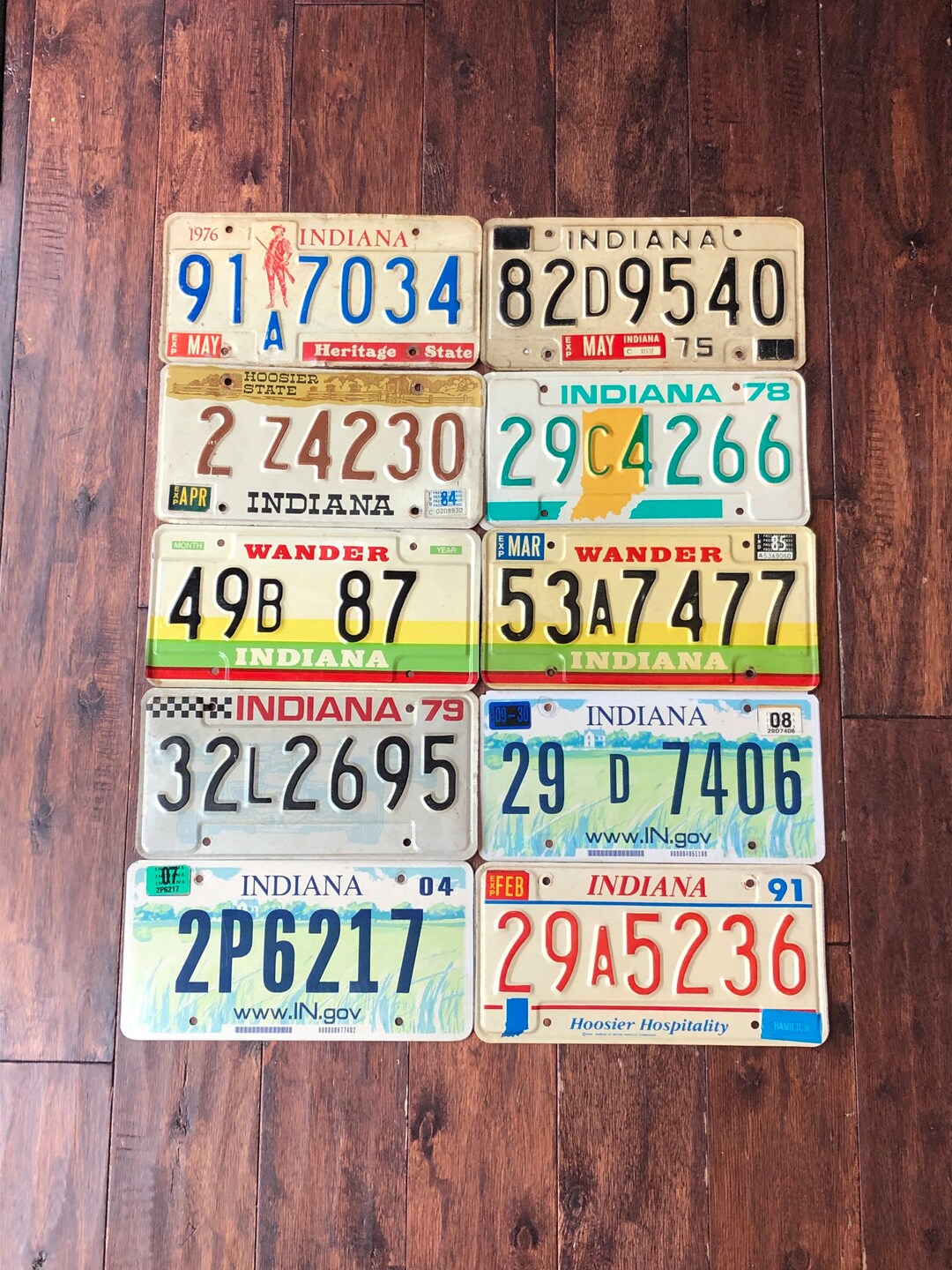 Indiana Choice of License Plate, Pick Your Plate, License Plates ...