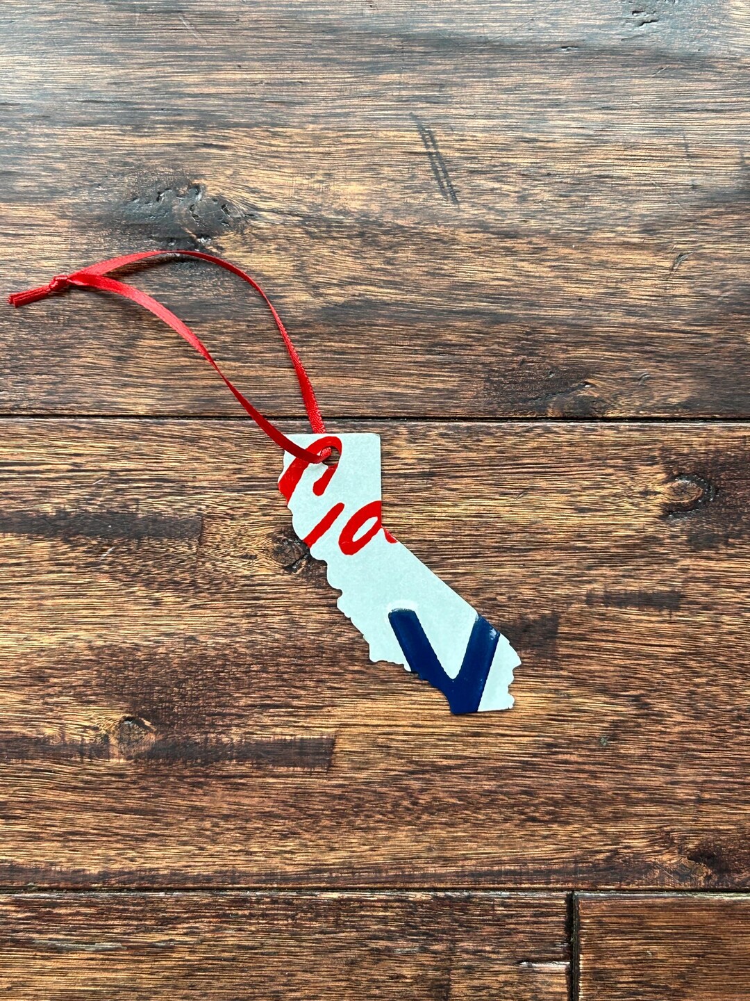 California License Plate Ornament, Christmas Ornament, License Plate ...