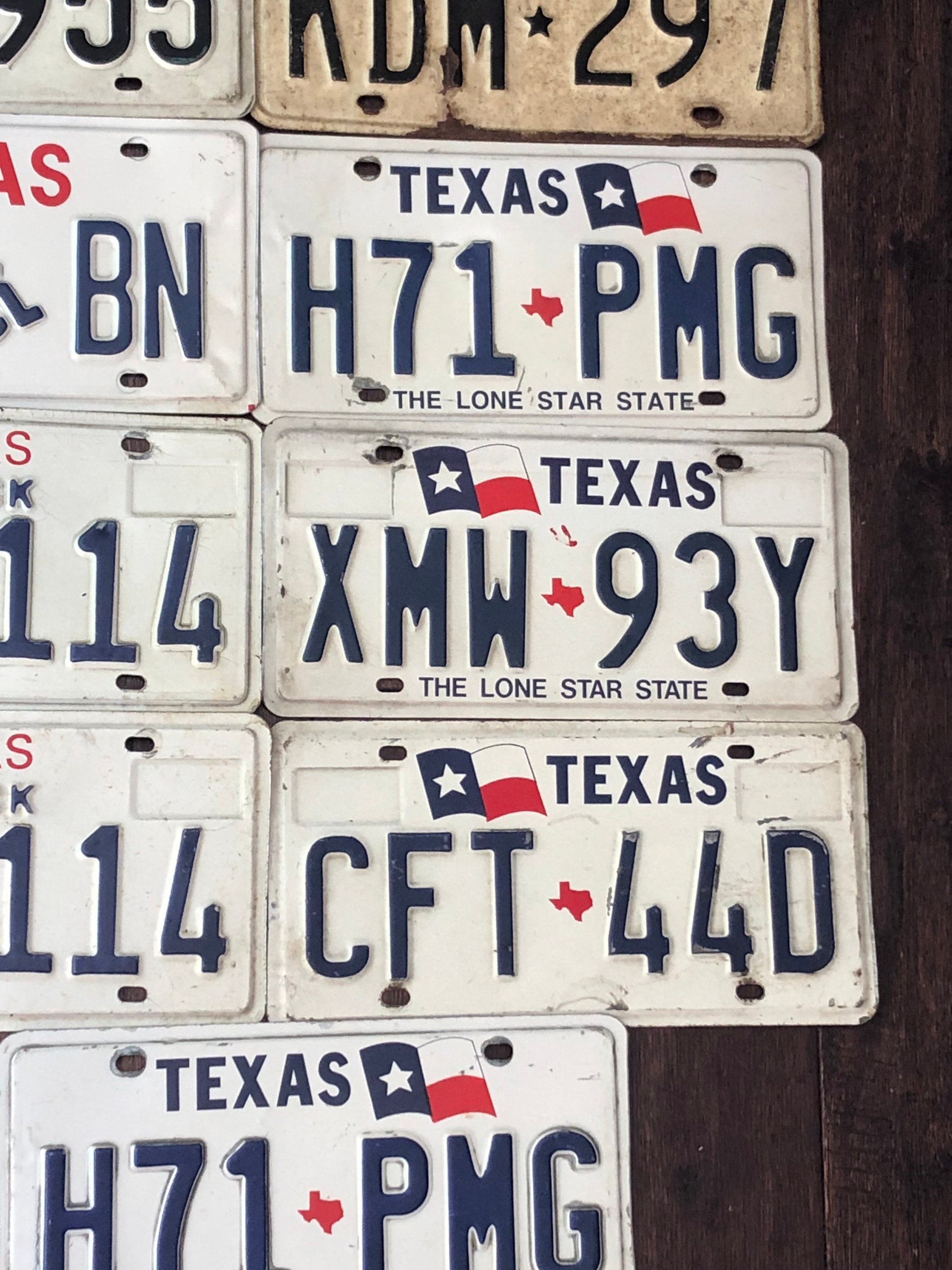 Texas License Plates Your Choice vintage Texas License Plates - Etsy