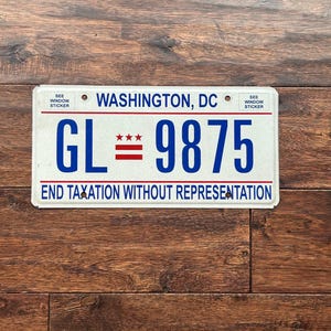 License Plate Washington Dc, District of Columbia License Plate 2020s ...