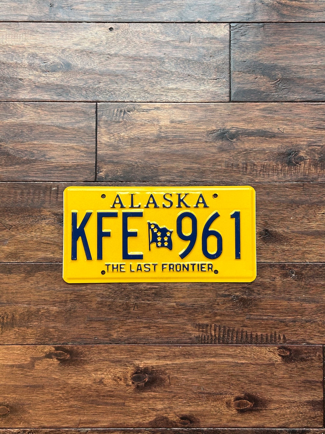 Alaska Last Frontier License Plate, License Plate Alaska, Alaska ...