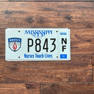 License Plate Mississippi Nurses Touch Lives,mississippi License Plate ...