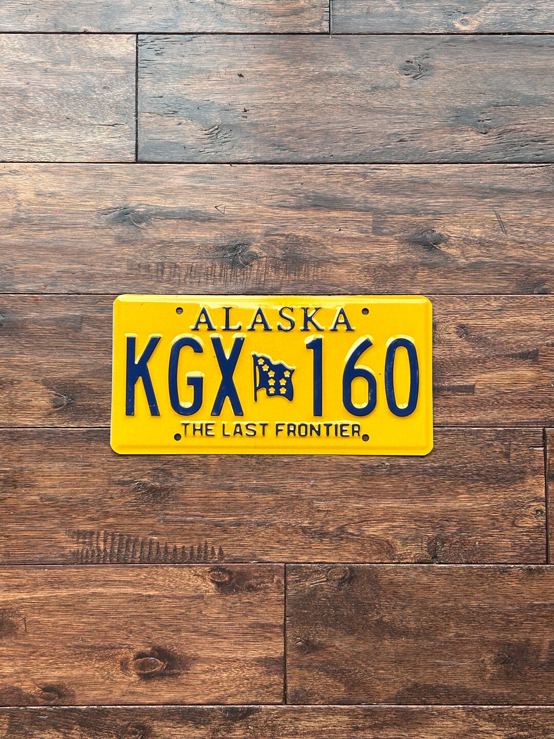 Alaska Last Frontier License Plate, License Plate Alaska, Alaska ...