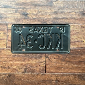 License Plate Texas 1966, Vintage Texas License Plate 1966, Texas ...