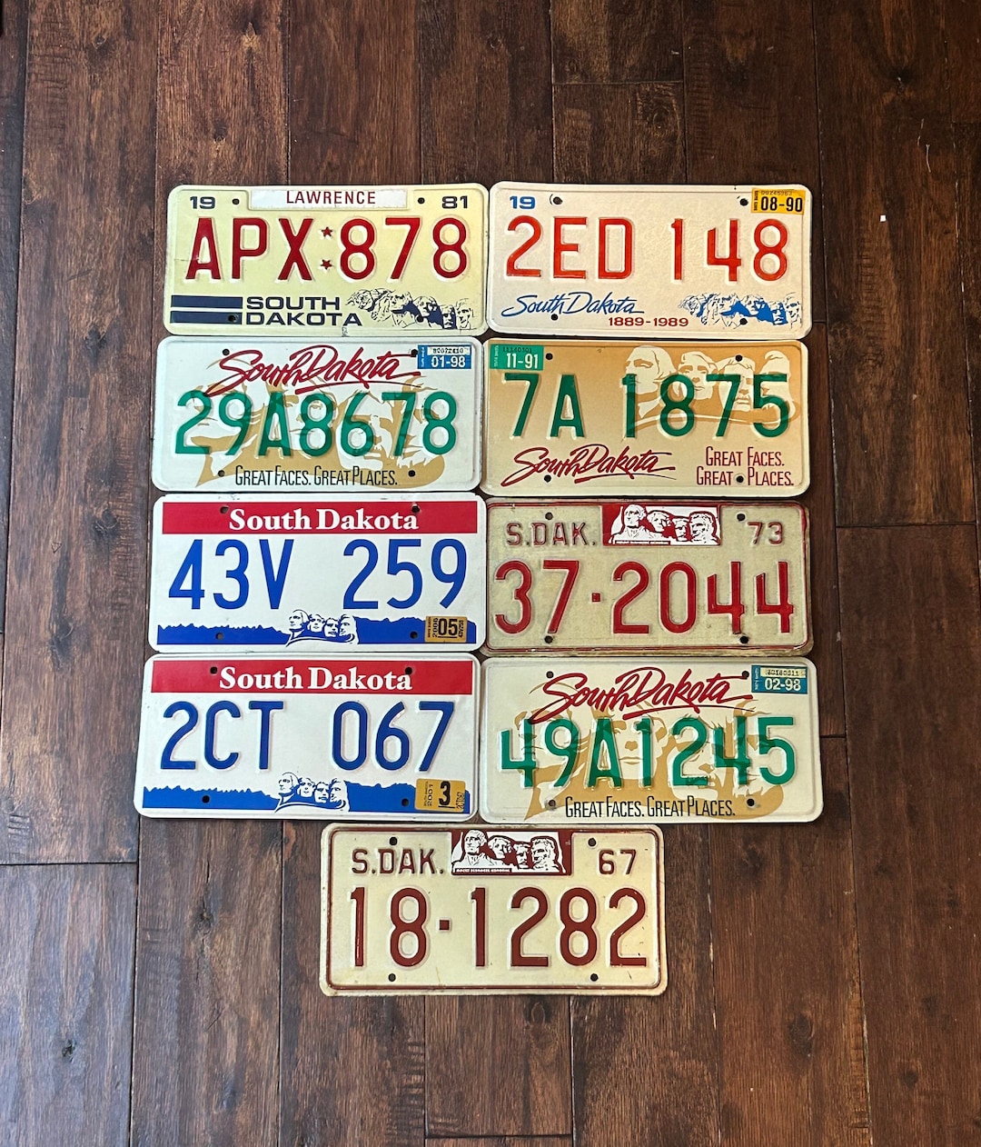 South Dakota Choice of License Plate, Pick Your Plate, License Plates ...