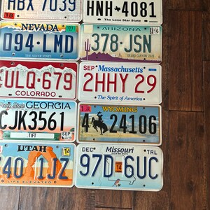License Plates 10 Different States Collector Starter Pack , Lot of 10 ...